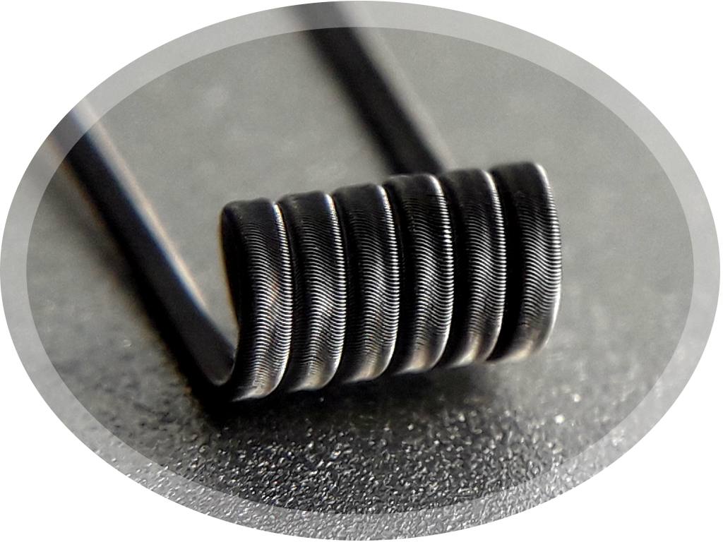 Framed Staple Alien 42 AWG coils £10.00 a pair X29 Coils 316L Steel
